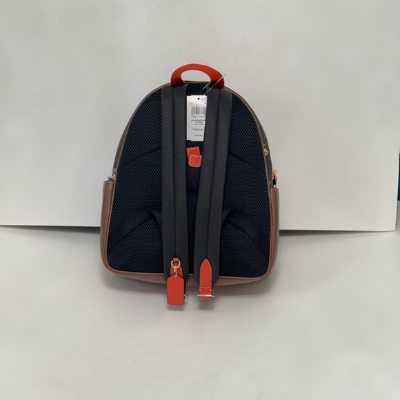 Coach | Bags | Coach Court Backpack In Signature Canvas With Hedgehog ...